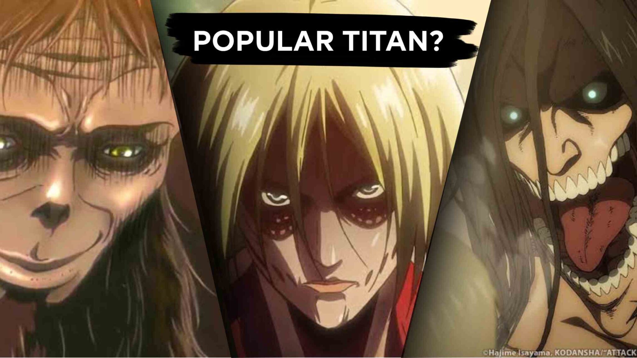 Attack on Titan: Japanese Fans Rank Their Favorite Titan